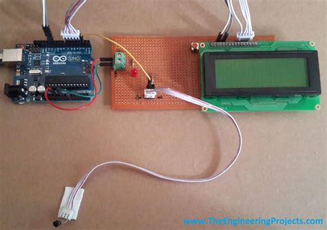 Temperature Sensor B With Arduino The Engineering Projects