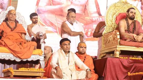 ಇನ್ನು ಪಟ್ಟಾಭಿಷೇಕದಲ್ಲಿ ಭಾಗಿಯಾಗಿ ಸಚಿವ ಡಾಕೆಸುಧಾಕರ್ ಮಾತನಾಡಿದರು Tv9 Kannada