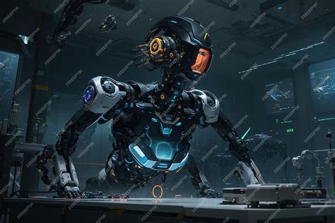 Premium Ai Image Ai Robotics Showcase Event Advancements On Display