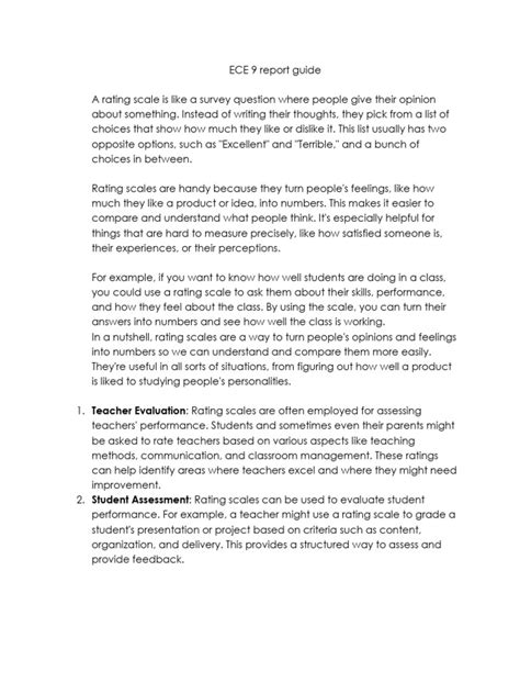 Report Guide Pdf Quantitative Research Evaluation