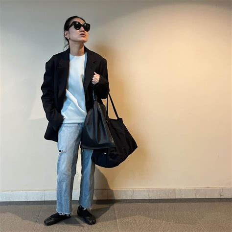 金子綾さんのインスタグラム写真 金子綾instagram「ootd Akcloset Yanukofficial コラボデニム♡」3月5日 20時43分 Ayaaa0707