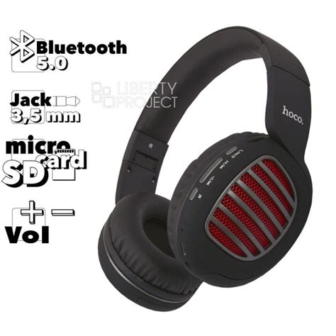 Bluetooth гарнитура HOCO W23 Brilliant Sound BT 5.0, 3.5мм, microSD ...