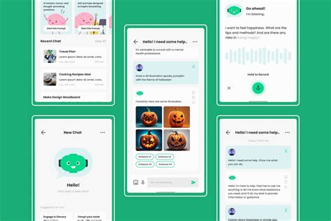 Chatmate Ai Chatbot Mobile App Design Cuts