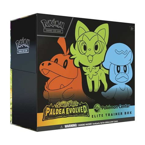 Pokémon TCG Scarlet Violet Paldea Evolved Pokémon Center Elite