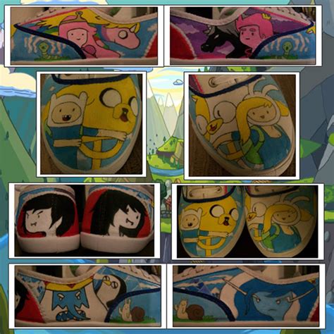 Adventure Time Shoes By Lord Of The Fandoms On Deviantart