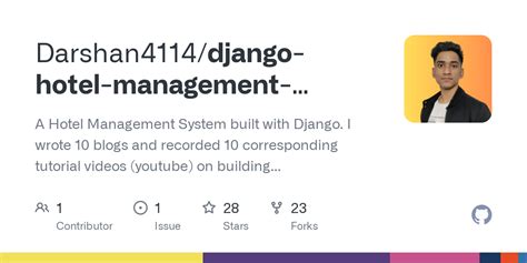 Github Darshan Django Hotel Management System A Hotel Management
