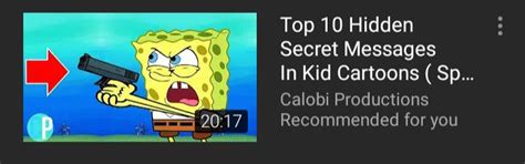 Spongebob Hidden Messages