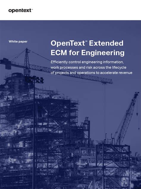 Opentext Extended Ecm For Engineering Pdf Arc Gis Metadata