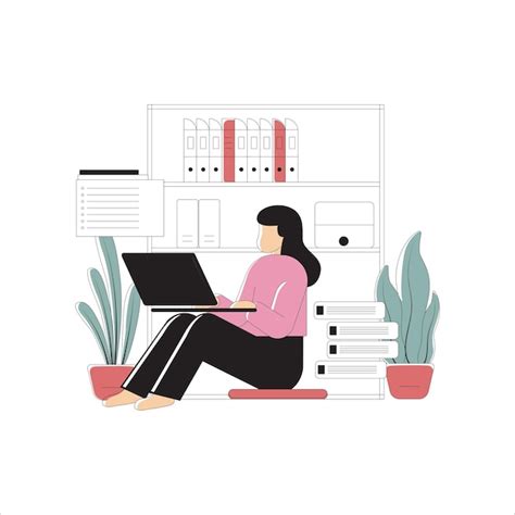 Premium Vector Knowledge At Your Fingertips The Role Of Digital