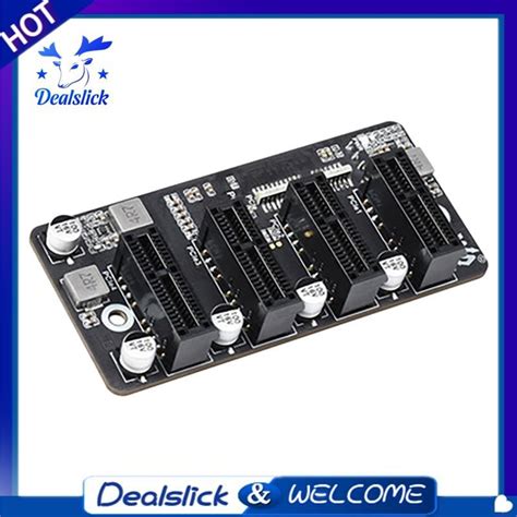 【dealslick】การ์ดขยาย Pcie 1 เป็น 4 Pcie Gen 2 สําหรับโมดูลคอมพิวเตอร์