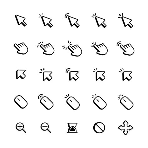 mouse cursor animation images free download on freepik