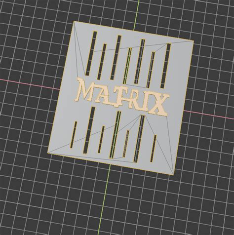 Free Stl File Matrix Logo 🎬・template To Download And 3d Print・cults