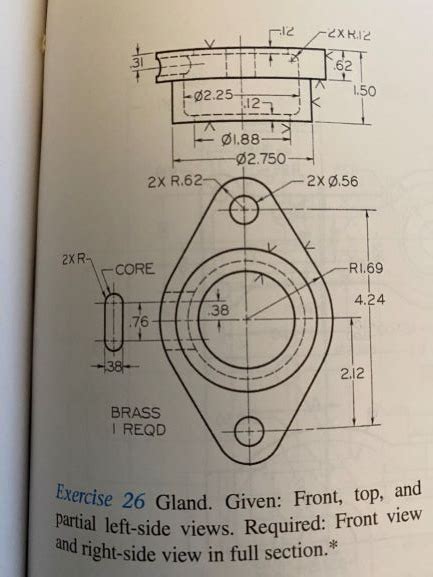 Solved Build OnShape Part Model Document Of Sectional Chegg