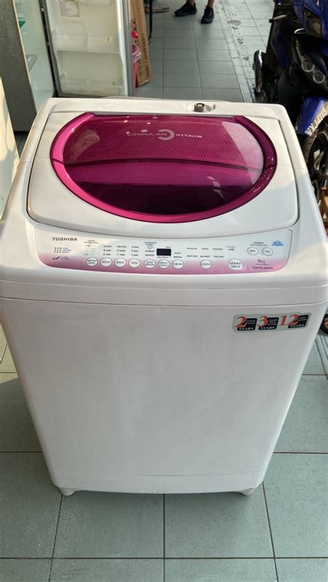 Toshiba auto 9kg washing machine, TV & Home Appliances, Washing ...