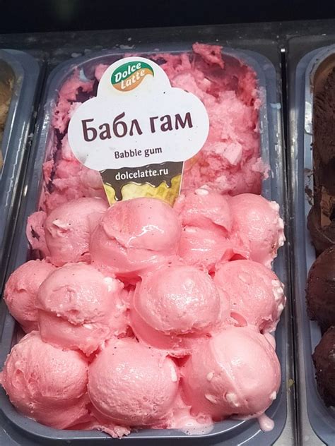 Купить Мороженое Бабл Гам Dolce Latte Магазин десертов и мороженного с