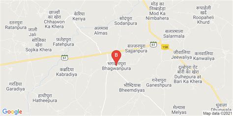 Bhagwanpura Thikana Homepage And Map Rajput Provinces Of India