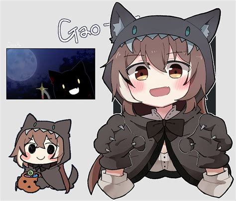 Nanashi Mumei And Smol Mumei Hololive And 1 More Drawn By Gyaheung