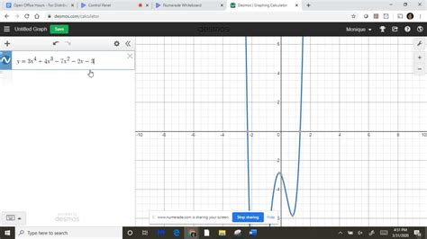 Solved Then Determine The Number Of Real Zeros And The Number Of