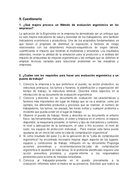 Metodo Rula Pdf Factores Humanos Y Ergonomía Evaluación
