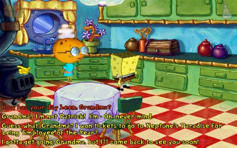 Spongebob Squarepants Employee Of The Month Old Games