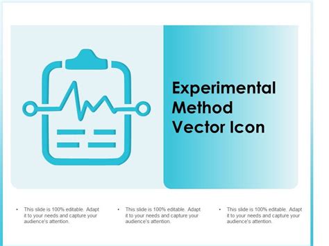 Experimental Method Vector Icon Ppt Powerpoint Presentation Slides Graphics