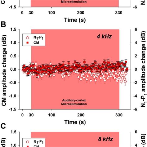 Auditory Cortex Electrical Microstimulation Modulates The Amplitudes Of
