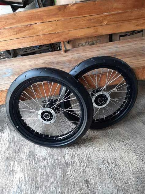 Wheelset Surex Klx Ukur Rata Roda Set Semi Cacing D Tracker Ring Ban Primax Sk Baru