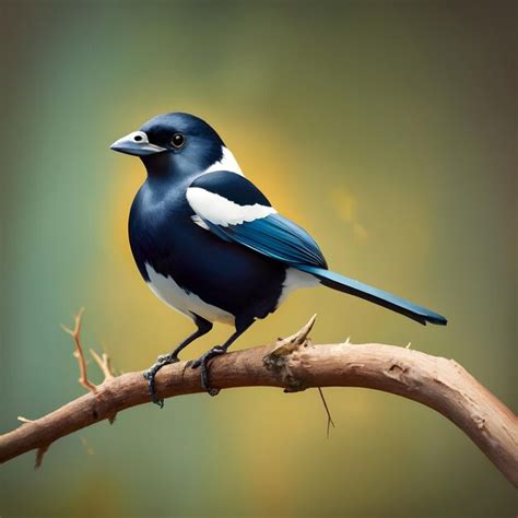 Premium Photo Magpie Generative Ai
