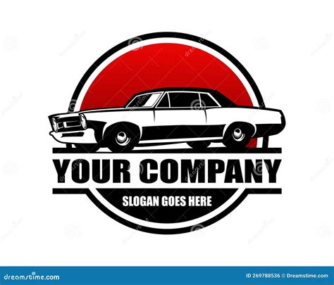 Pontiac Gto Judge Silhouette Legendary Muscle Car Vector Design Of