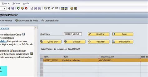 Cómo Crear Tcode Para Query Creada Desde La Sqvi