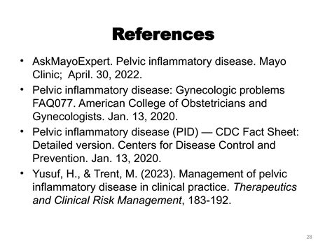 Case Presentation On Pelvic Inflammatory Disease Pidpptx