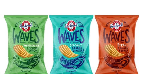 Seabrook Unveils Waves Premium Crinkle Cut Crisps Range The Grocer