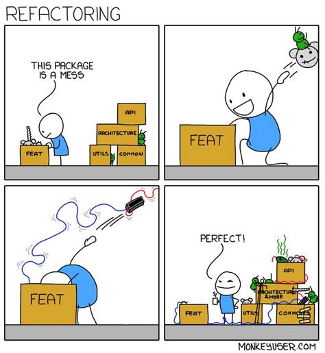Refactoring Programming Humor Programmer Humor Computer Science Humor