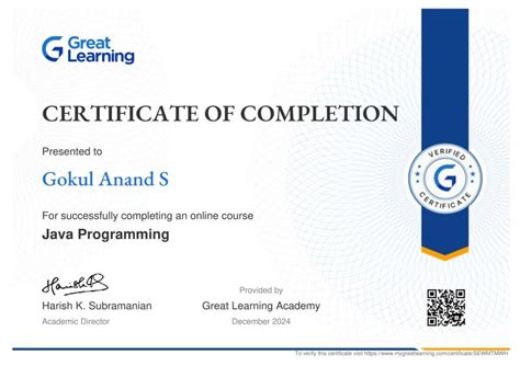 Gokul Anand S On Linkedin Javadeveloper Corejava Programmingjourney