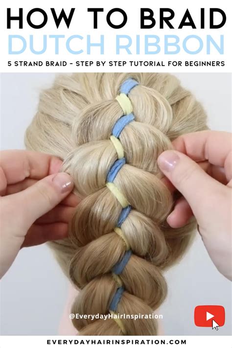 Dutch Ribbon Braid For Beginners Artofit
