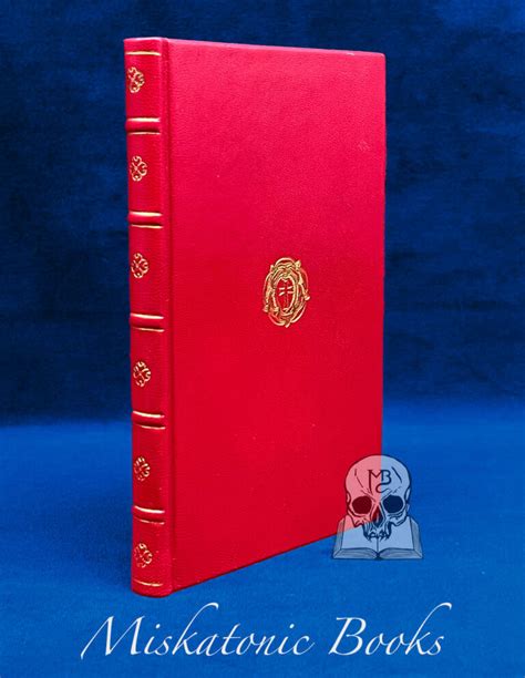 THE ROSICRUCIAN MANIFESTOS Bound In Scarlet Leather Deluxe Limited