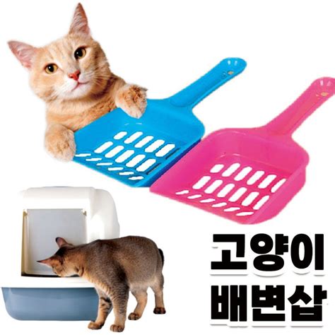 고양이 모래삽 야옹이 화장실 분변 응가 삽 홈플러스 택배배송