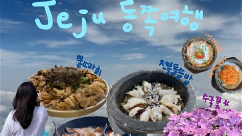 Vlog 여름방학맞이 제주여행 8박9일 1탄 먹고 즐기고 쉬고 혼자도 즐기고 같이도 즐기고 제주도 동쪽여행 숙소