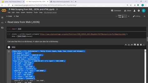 Programming With Web Data Xml Json Html Practice Youtube