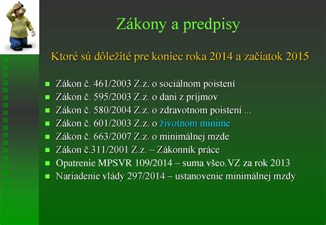 Legislatívne zmeny v roku 2014 a pre rok ppt stáhnout