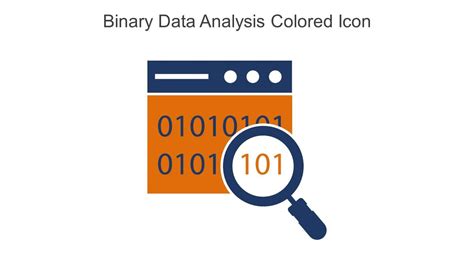 Binary Data Analysis Colored Icon In Powerpoint Pptx Png And Editable