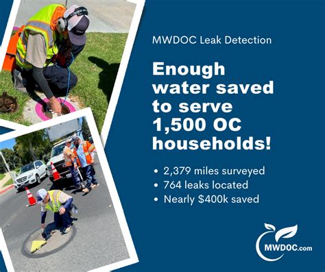 Mwdocs Leak Detection Program Saves Water And Money Association Of