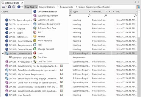 Polarion Integration Sparx Systems