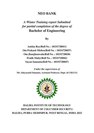 Machine Learning PEC CS E Studocu