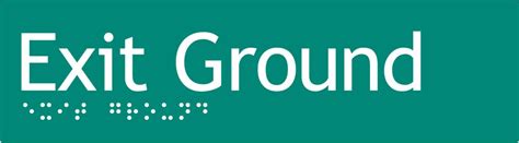 Exit Ground Sign Emro