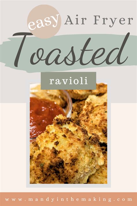 Air Fryer Toasted Ravioli — Mandy In The Making Meals And More On Youtube