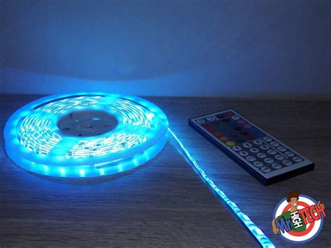 Ruban LED RGB 5050SMD Test du ruban led connecté et Avis complet