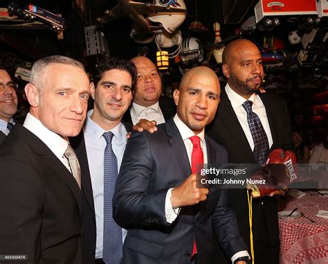 Michael Yormark David Iskowitz Shawn Pecas Costner Miguel Cotto News Photo Getty Images