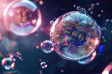 Premium AI Image A Bitcoin Defying Gravity As It Hovers Midair
