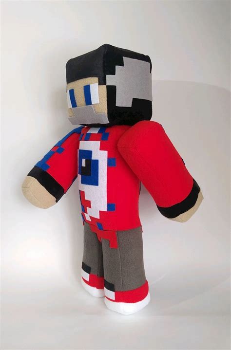 Custom Minecraft Skin Plush For You Minecraft Plush 14 Inches 35 Cm Etsy
